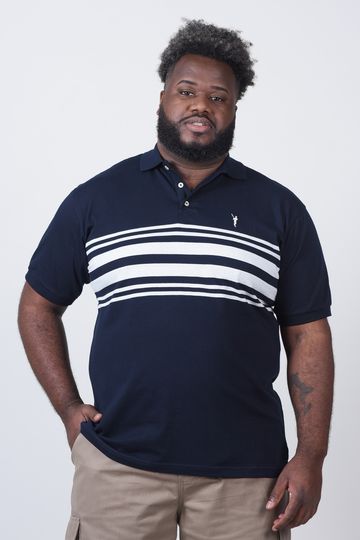 Camisa Polo Plus Size Masculina | Moda Plus Size | Kauê Plus Size