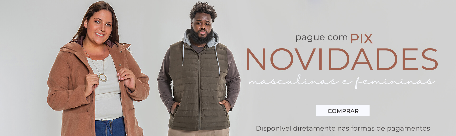 Moda Plus Size Feminina e Masculina - Kauê Plus Size